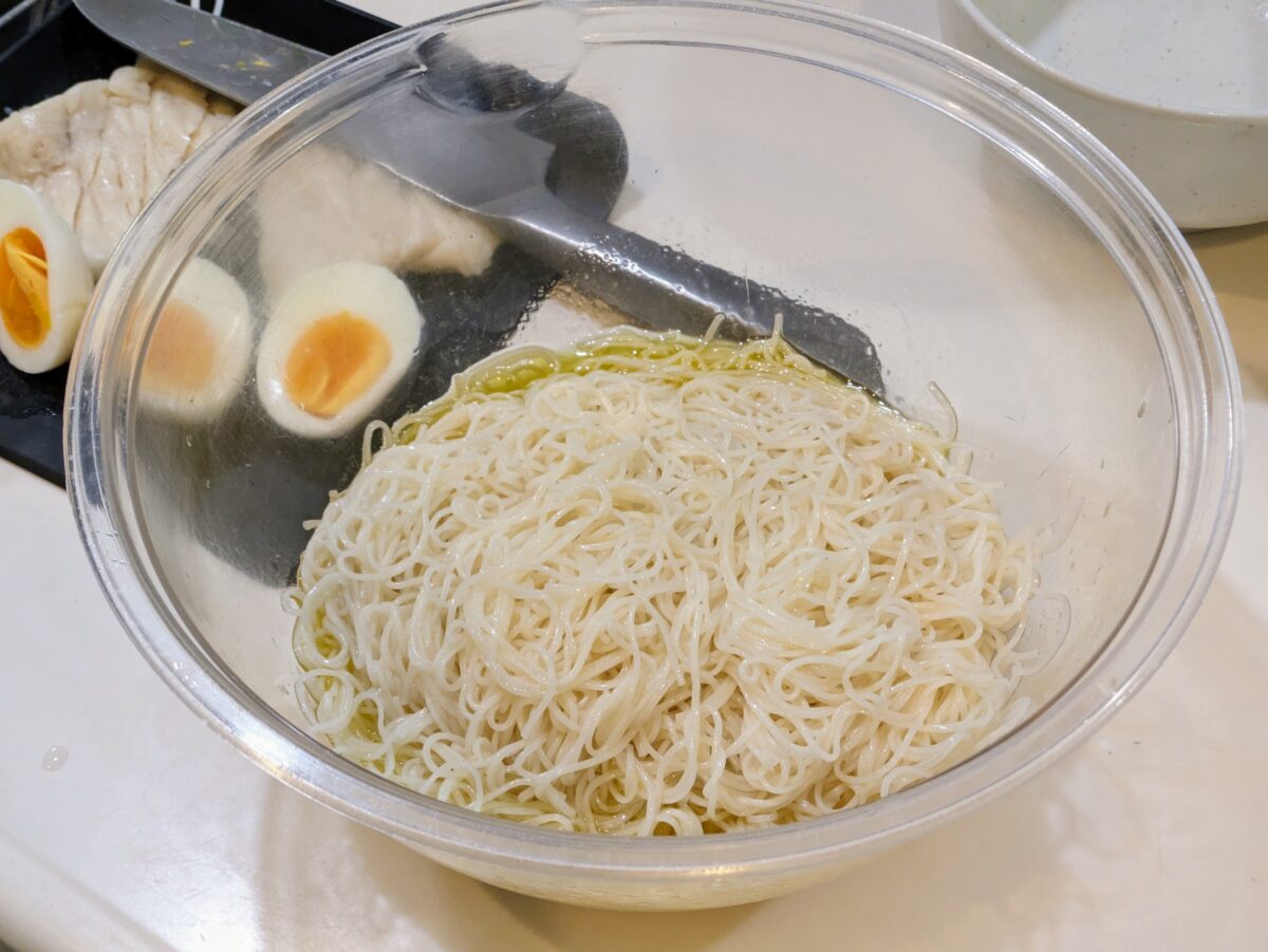 【カルディ再現】虚無オリーブオイルレモンそうめん – リュウジのバズレシピメモ【作り方・コツ・感想】 | It's a piece of cake